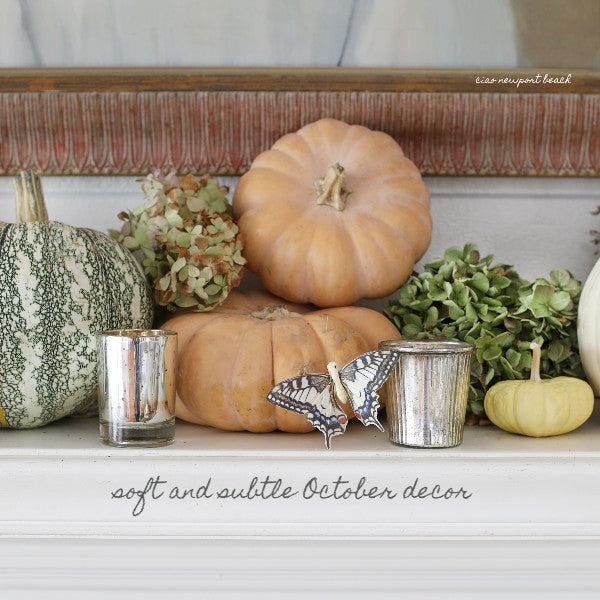 subtle and soft October decor – Pacific & Rose Textiles