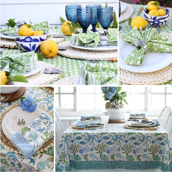 gorgeous new table linens and more! – Pacific & Rose Textiles